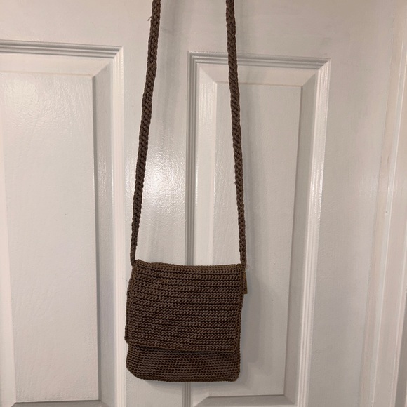 The Sak | Bags | The Sak Brown Crossbody Shoulder Bag Crocheted Purse ...